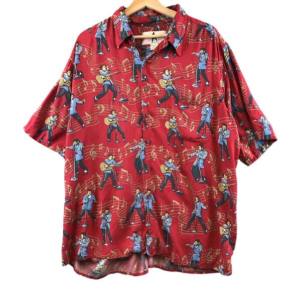 reyn spooner | Shirts | Vintage Reyn Spooner Elvis Presley Hawaiian Mens Shirt Size Xl | Poshmark